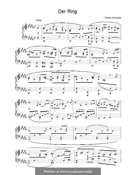 No.4 Thou Ring upon My Finger (Woman's Love and Life, Op.42) by R ...