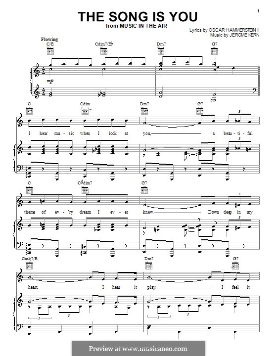 The Song is You von J. Kern - Noten auf MusicaNeo