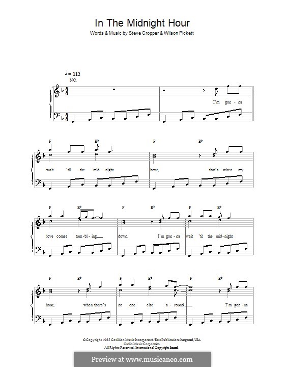 In the Midnight Hour von S. Cropper, W. Pickett - Noten auf MusicaNeo