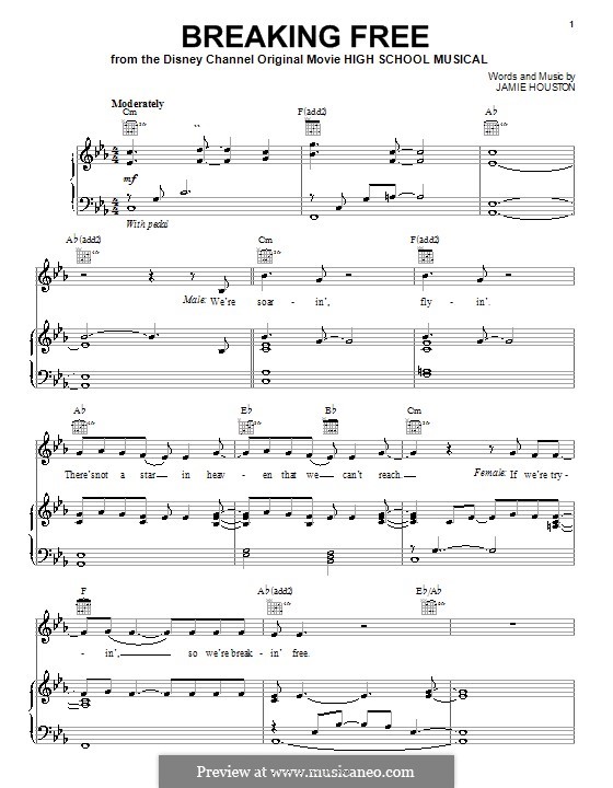 Breaking Free (from High School Musical) von J. Houston auf MusicaNeo