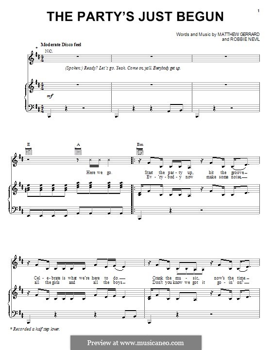 The Party's Just Begun (The Cheetah Girls) von M. Gerrard, R. Nevil auf ...