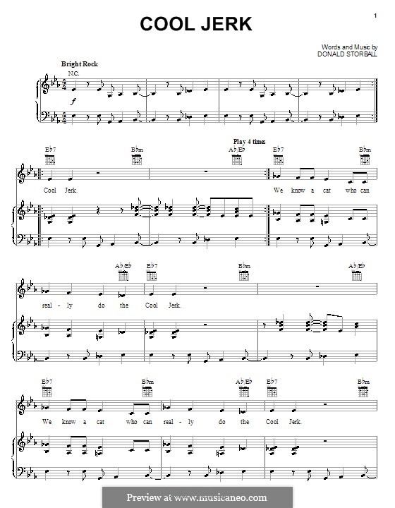 Cool Jerk (The Capitols) von D. Storball - Noten auf MusicaNeo