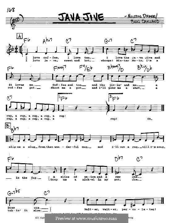 Java Jive (The Ink Spots) von B. Oakland, M. Drake - Noten auf MusicaNeo