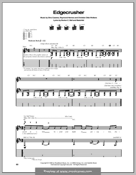 Edgecrusher (Fear Factory) von Madchild, B.C. Bell, C.O. Wolbers, D ...