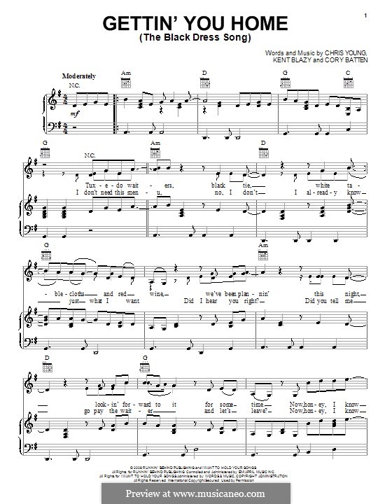 Gettin' You Home (The Black Dress Song) von C. Batten, K. Blazy auf ...
