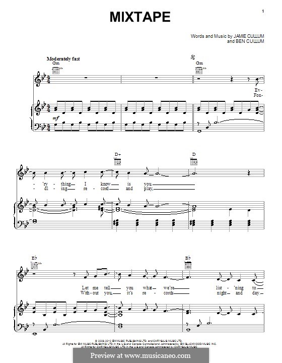 Mixtape von B. Cullum - Noten auf MusicaNeo