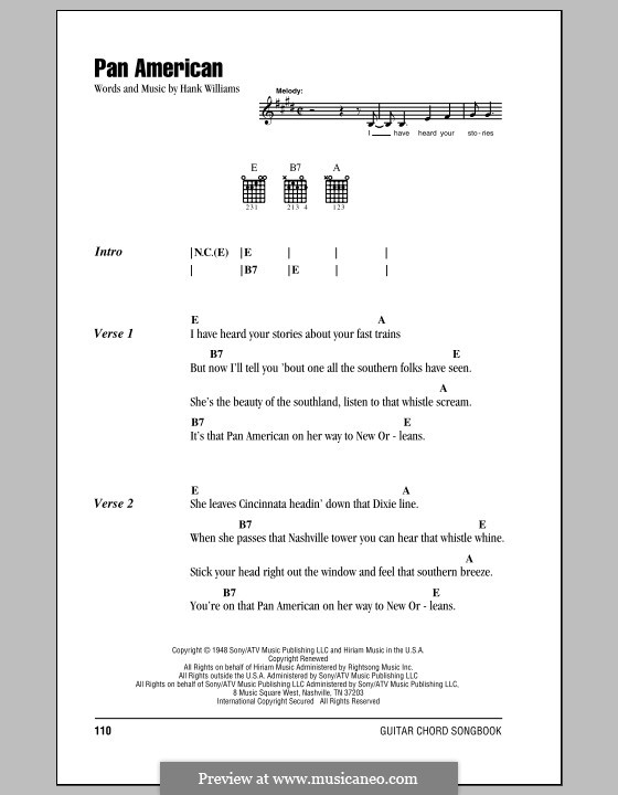 Pan American von H. Williams - Noten auf MusicaNeo