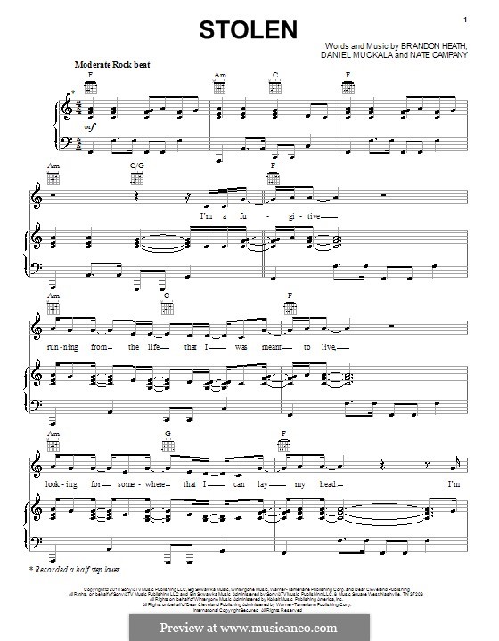 Stolen von D. Muckala, N. Campany - Noten auf MusicaNeo