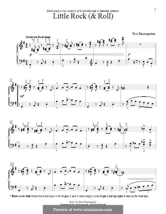 Little Rock ('N' Roll) von E. Baumgartner - Noten auf MusicaNeo