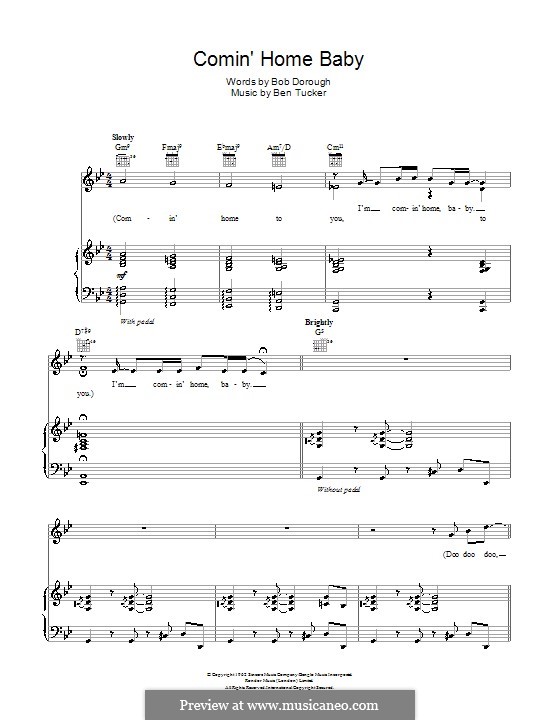 Comin' Home Baby (Michael Buble) von B. Tucker, B. Dorough auf MusicaNeo