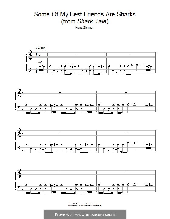 Some of My Best Friends are Sharks (from Shark Tale) von H. Zimmer auf ...