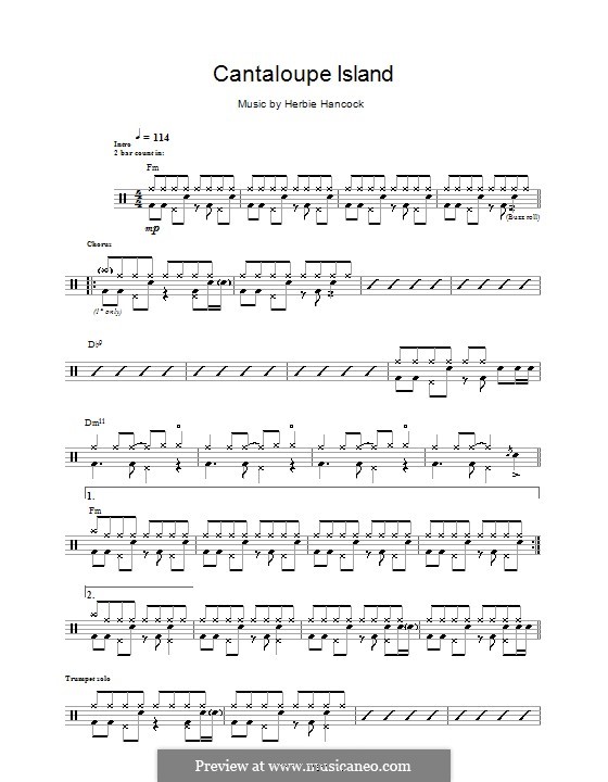 Cantaloupe Island von H. Hancock - Noten auf MusicaNeo