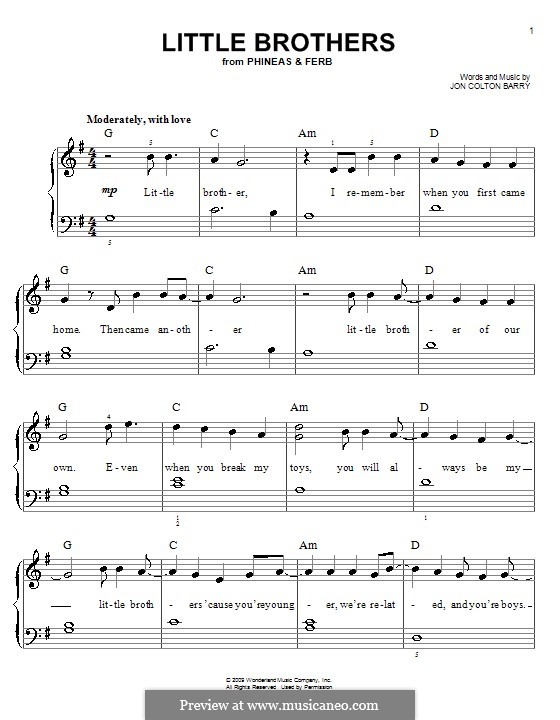 Little Brothers von J.C. Barry - Noten auf MusicaNeo