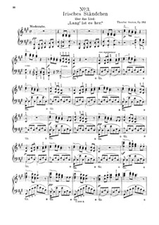 Irisches Ständchen über das Lied 'Lang' ist es her', Op.241 von T ...