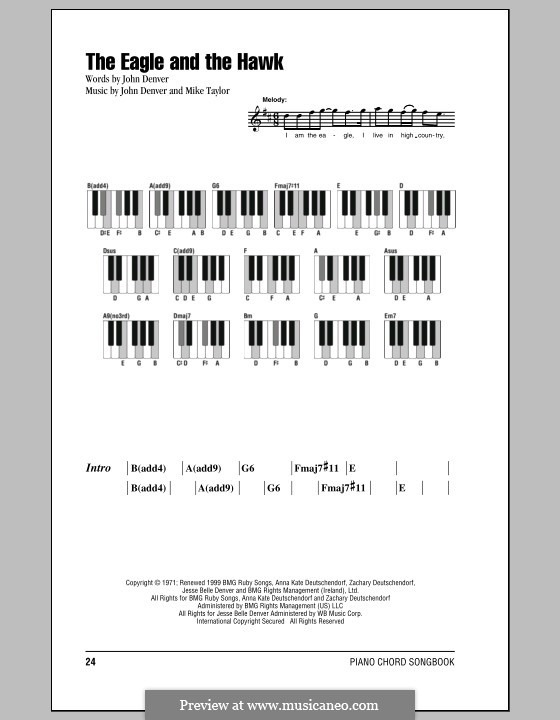 The Eagle and the Hawk von J. Denver, M. Taylor - Noten auf MusicaNeo