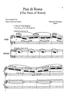 Pini di Roma (Pines of Rome) von O. Respighi auf MusicaNeo