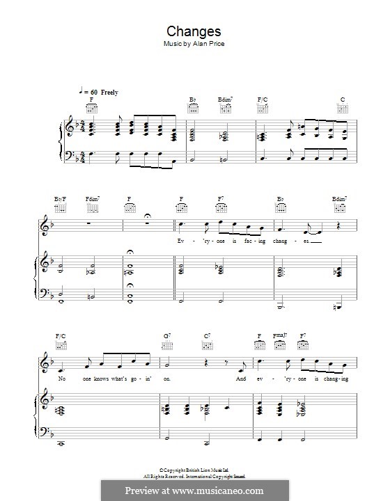 Changes (Hugh Laurie) von A. Price - Noten auf MusicaNeo