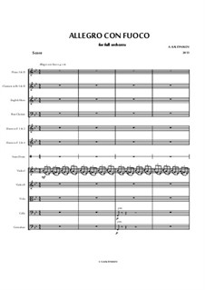 Allegro Con Fuoco von A. Kaleynikov - Noten auf MusicaNeo