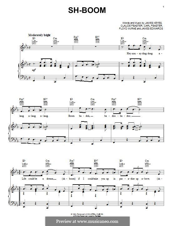 Sh-Boom (Life Could Be a Dream) von C. Feaster, C. Feaster, F. McRae, J ...