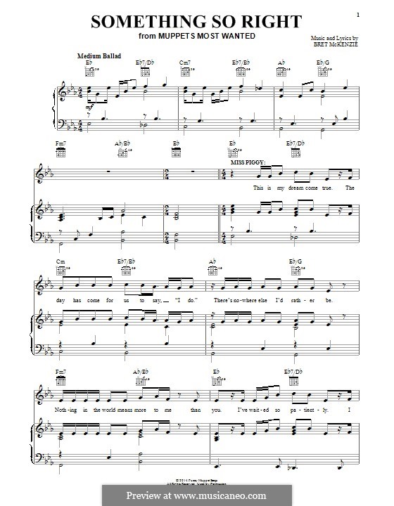 Something So Right von B. McKenzie - Noten auf MusicaNeo