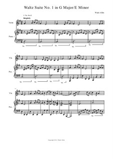 Waltz Suite No.1 in G Major von W. Allen - Noten auf MusicaNeo
