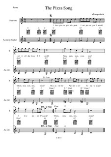 The Pizza Song von aTrampolinist - Noten auf MusicaNeo