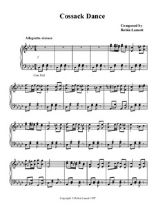 Cossack Dance von R. Lamott - Noten auf MusicaNeo