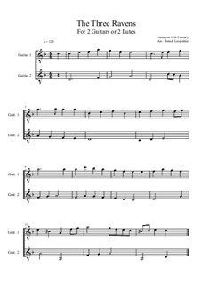 The Three Ravens von Unknown (works before 1850) auf MusicaNeo