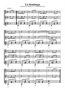 La Zandunga von folklore - Noten auf MusicaNeo