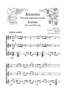 Kalinka von folklore - Noten auf MusicaNeo