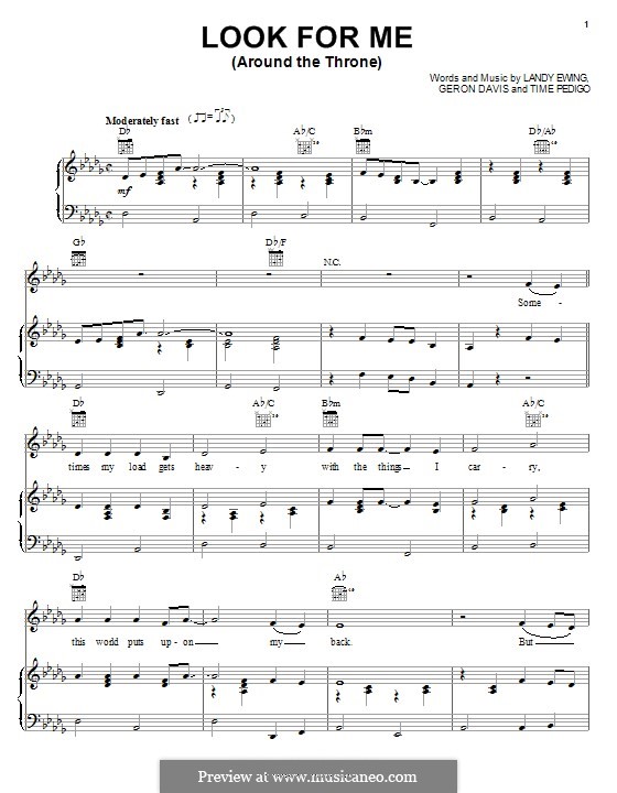 Look for Me (Around the Throne) von G. Davis, L. Ewing, T. Pedigo auf ...