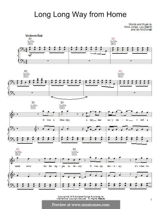 Long Long Way from Home (Foreigner) von I. McDonald, L. Gramm, M. Jones ...