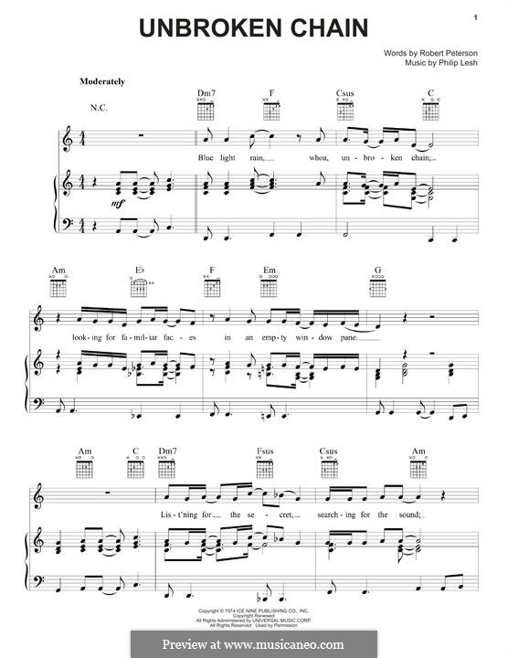 Unbroken Chain (Grateful Dead) von P. Lesh, R. Peterson auf MusicaNeo