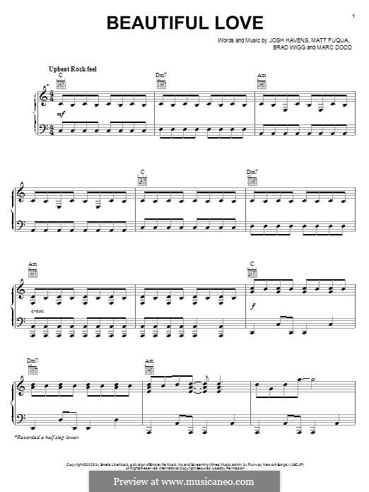 Beautiful Love (The Afters) von J. Havens, M. Fuqua, M. Dodd, B. Wigg ...