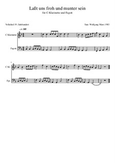 Lasst uns froh und munter sein von folklore - Gratis-Download von MusicaNeo