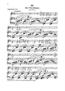 Nr.3 Der Nussbaum (Myrthen, Op.25) von R. Schumann auf MusicaNeo