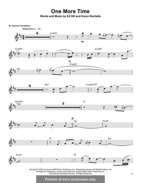One More Time von E.B. Hill, K. Rochelle - Noten auf MusicaNeo