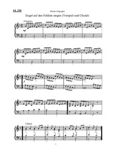 Engel auf den Feldern singen (Vorspiel und Choral) von R. Jungegger auf MusicaNeo