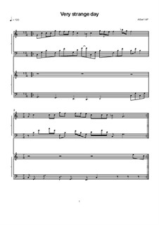 Very strange day von A. Podljavsky - Noten auf MusicaNeo