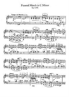 Trauermarsch in c-Moll, Op. posth.72 No.2 von F. Chopin auf MusicaNeo