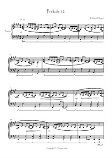 12 Pop-Preludes easy to moderate von E. Deppe - Noten auf MusicaNeo
