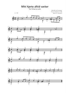 Mitt hjerte alltid vanker von folklore - Noten auf MusicaNeo