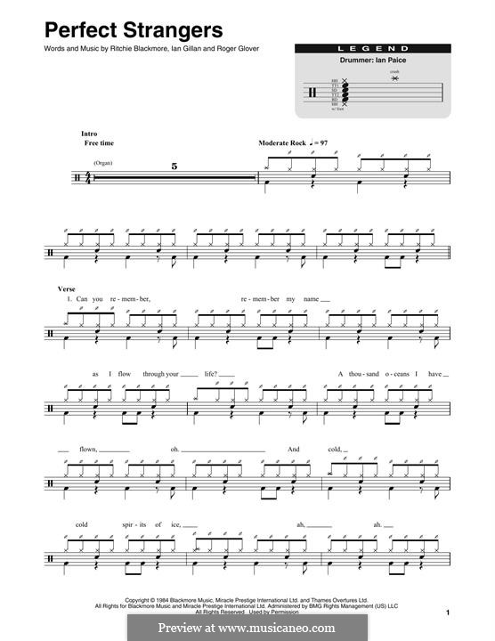 Perfect Strangers (Deep Purple) von I. Gillan, J. Lord, R. Blackmore, R ...