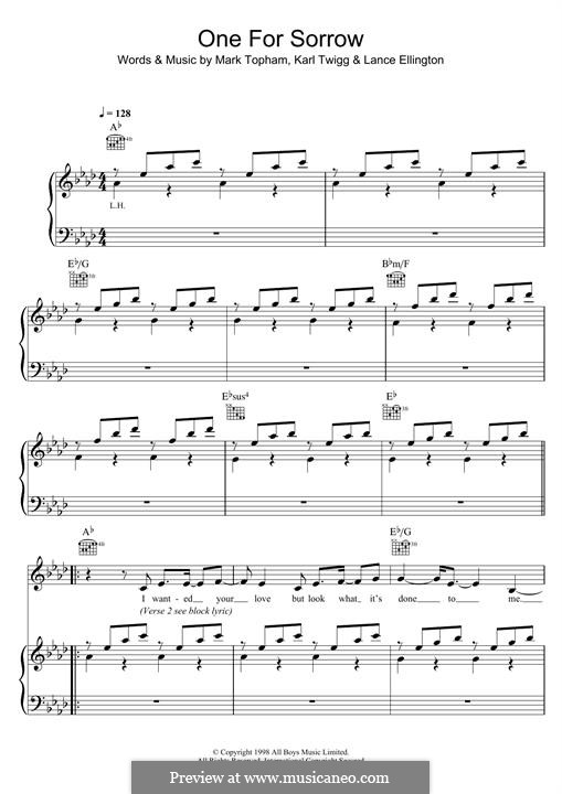 One for Sorrow (Steps) von K. Twigg, M. Topham, L. Ellington auf MusicaNeo