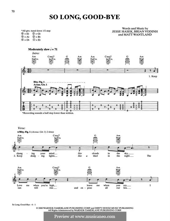 So Long, Good-Bye (10 Years) von B. Vodinh, J. Hasek, M. Wantland auf ...