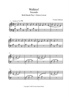 Piano For Two - 6 Easy Piano Duets For Beginners von Y. Johnson auf ...