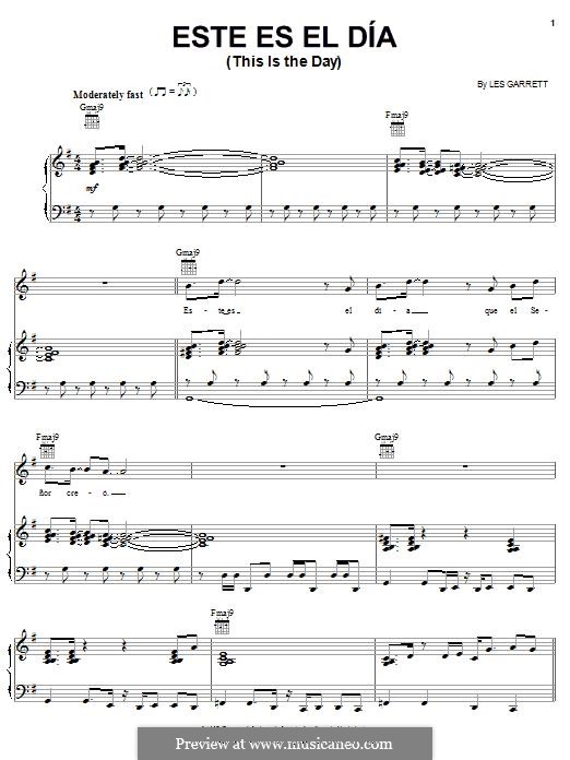 This is the Day von L. Garrett - Noten auf MusicaNeo