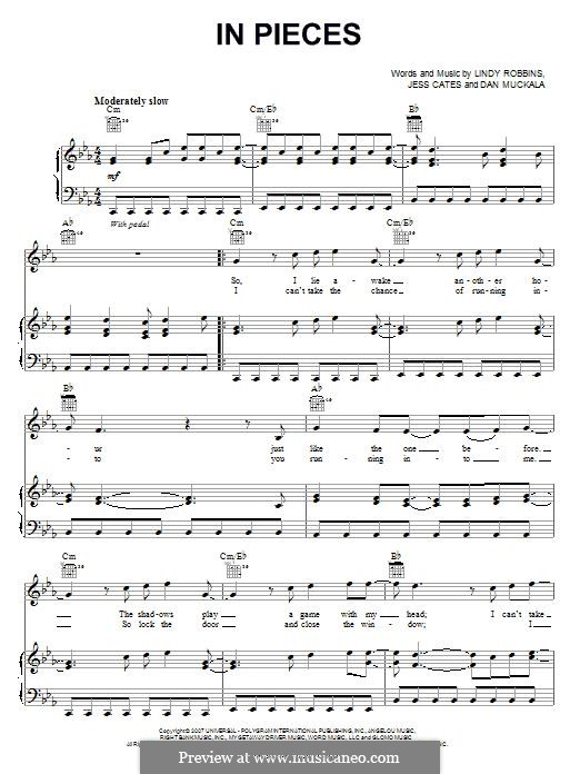 In Pieces (Backstreet Boys) von D. Muckala, J. Cates, L. Robbins auf ...