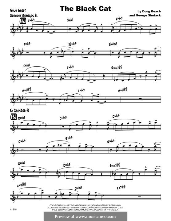 The Black Cat von G. Shutack - Noten auf MusicaNeo