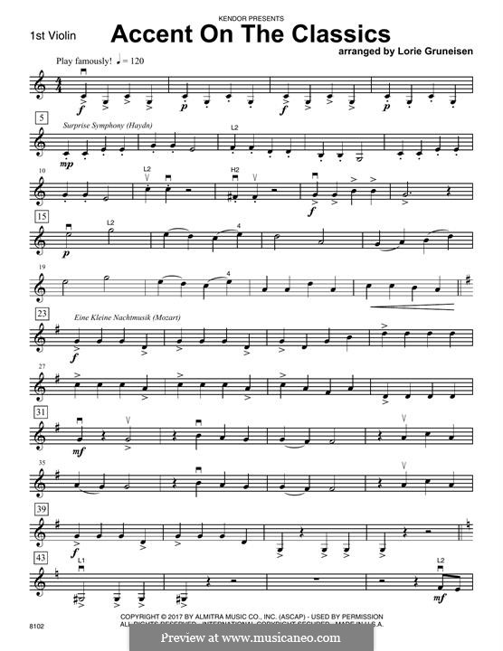 Accent on The Classics von J. Haydn - Noten auf MusicaNeo